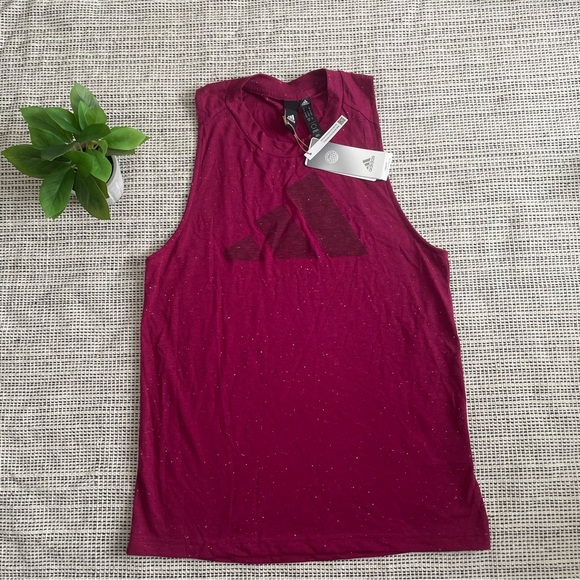 adidas | Tops | Adidas Winners Womens Hot Pink Graphic Tank Top Small ...